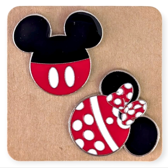 Disney | Jewelry | Mickey And Minnie Icon Disney Pins | Poshmark